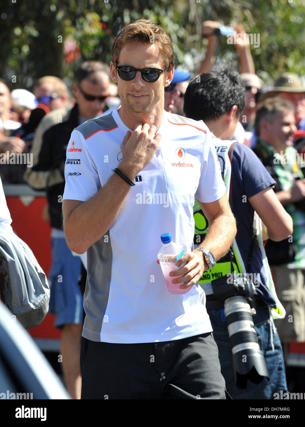 Jenson Button Australian Formula One Grand Prix at Albert Park ...