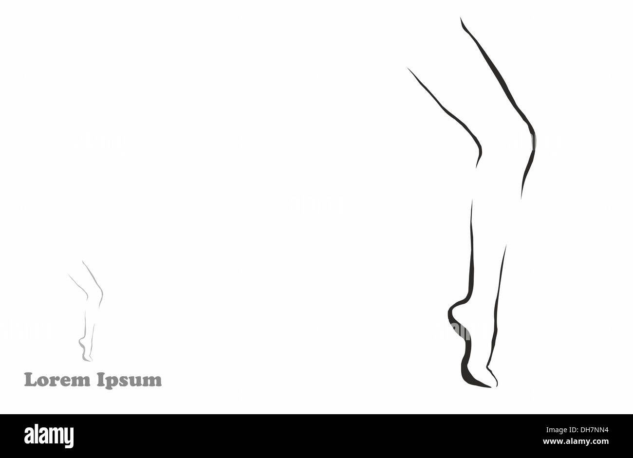 Lady leg Cut Out Stock Images & Pictures - Alamy