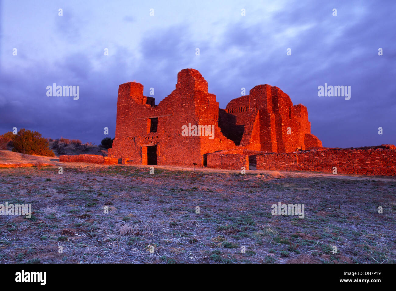 Church at Quarai Mission, Salinas Pueblo Missions National Monument ...