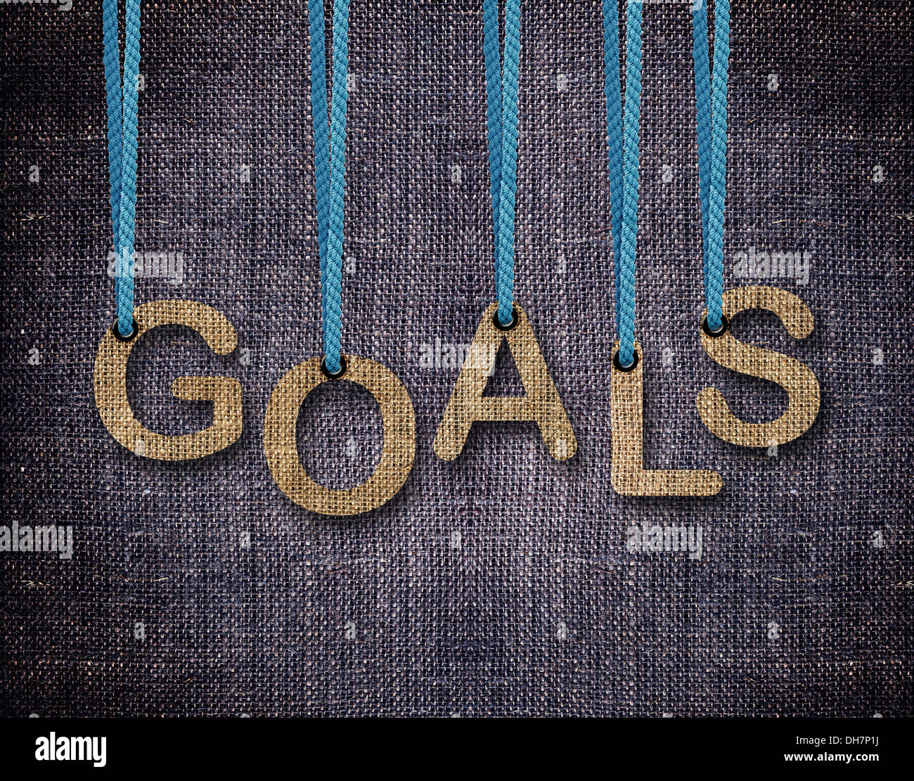 Goals symbol concept word hi-res stock photography and images - Alamy