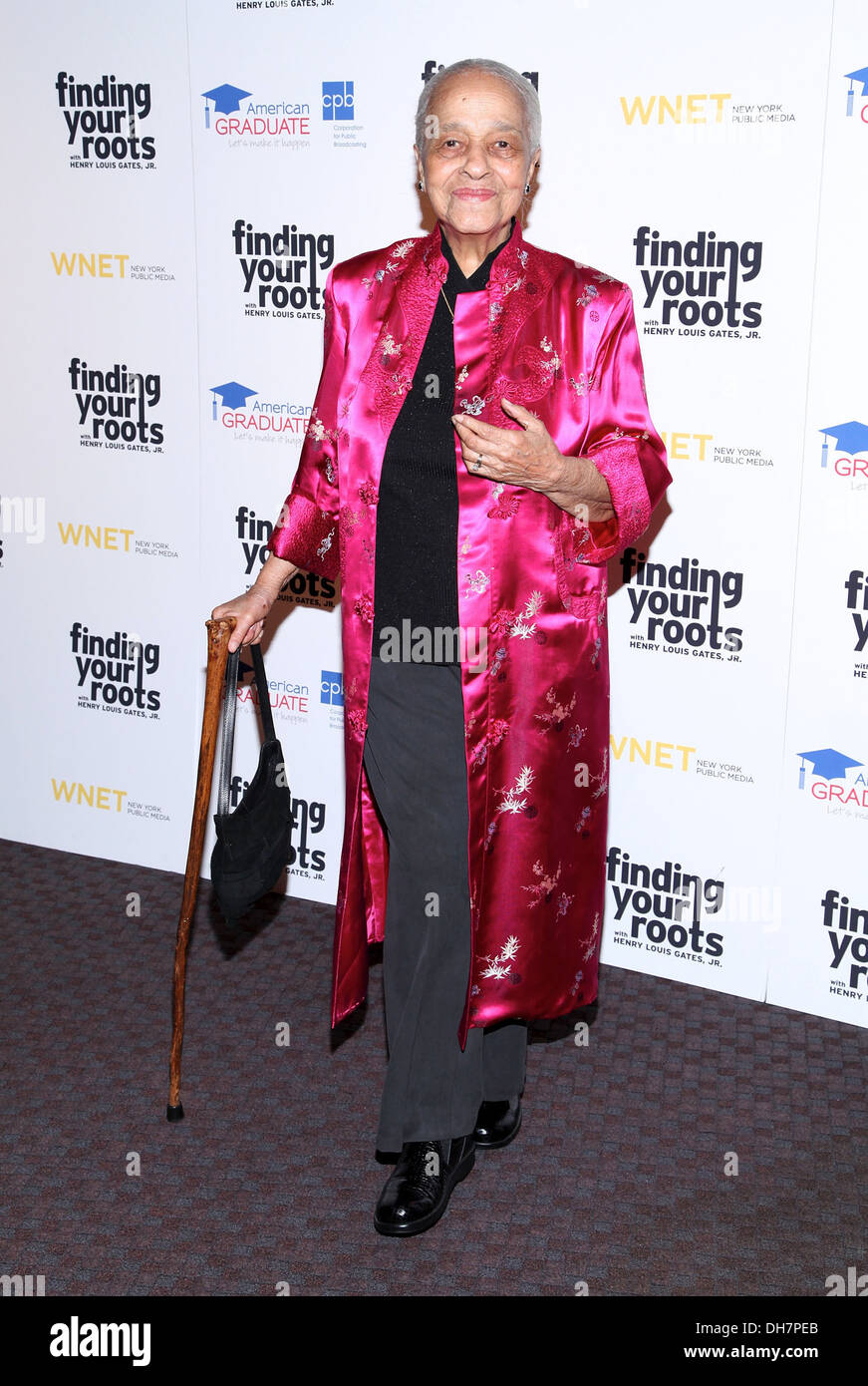Margaret Cooper at premiere of 'Finding Your Roots' at Frederick P Rose ...