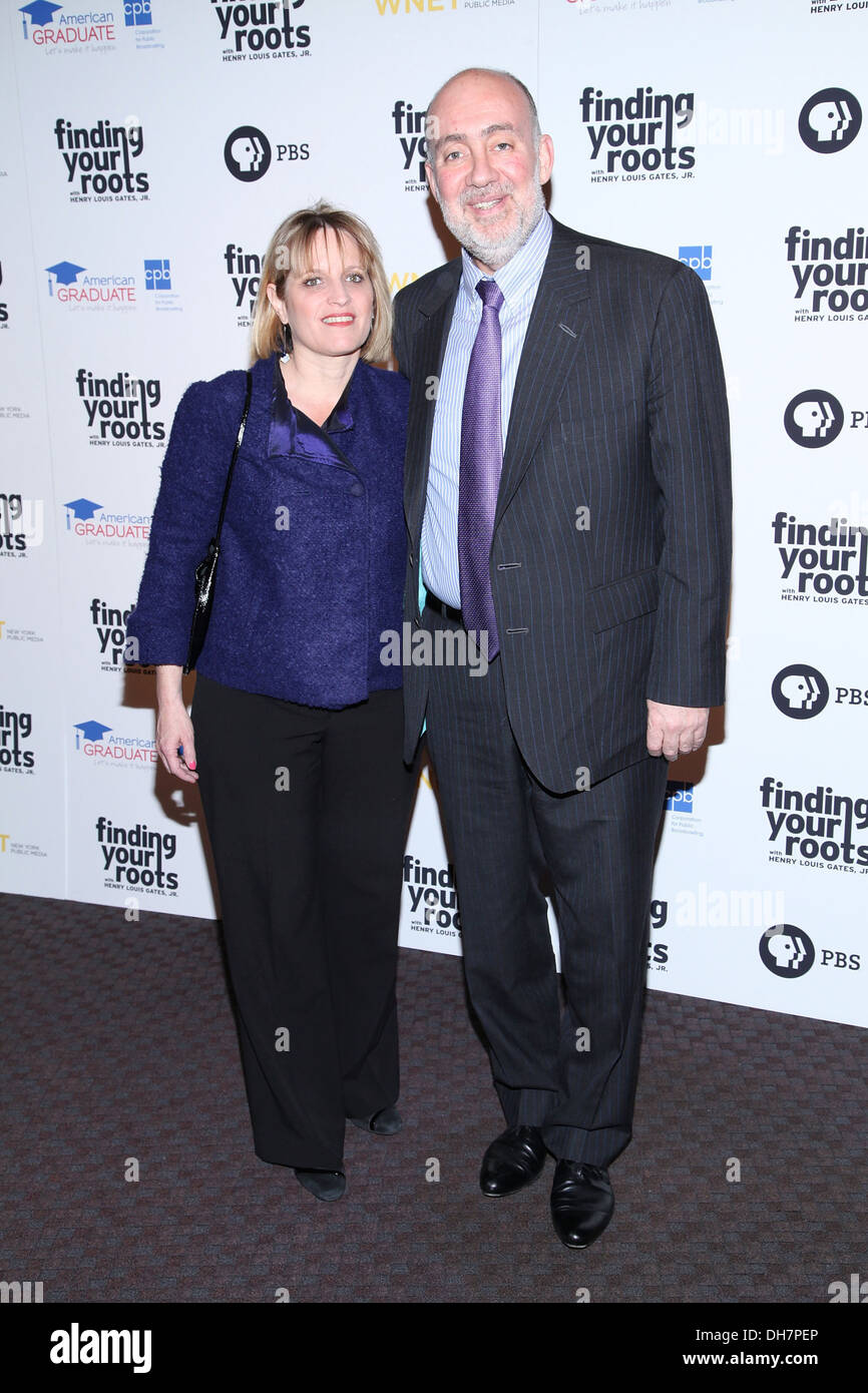 Ron Prosor at premiere of 'Finding Your Roots' at Frederick P Rose Hall ...