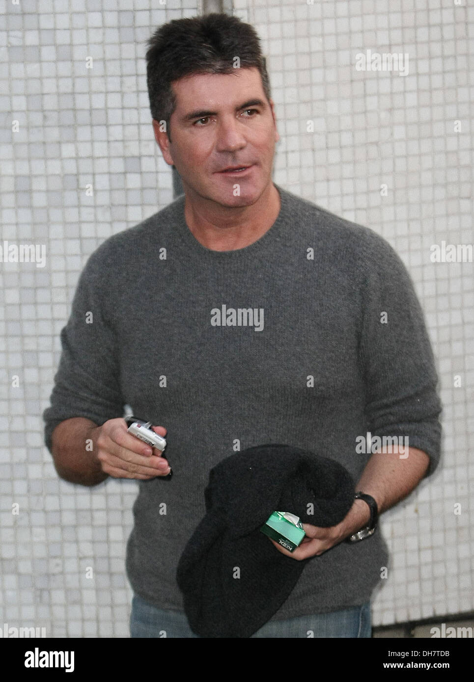 Simon Cowell at the ITV studios London, England - 20.03.12 Stock Photo ...