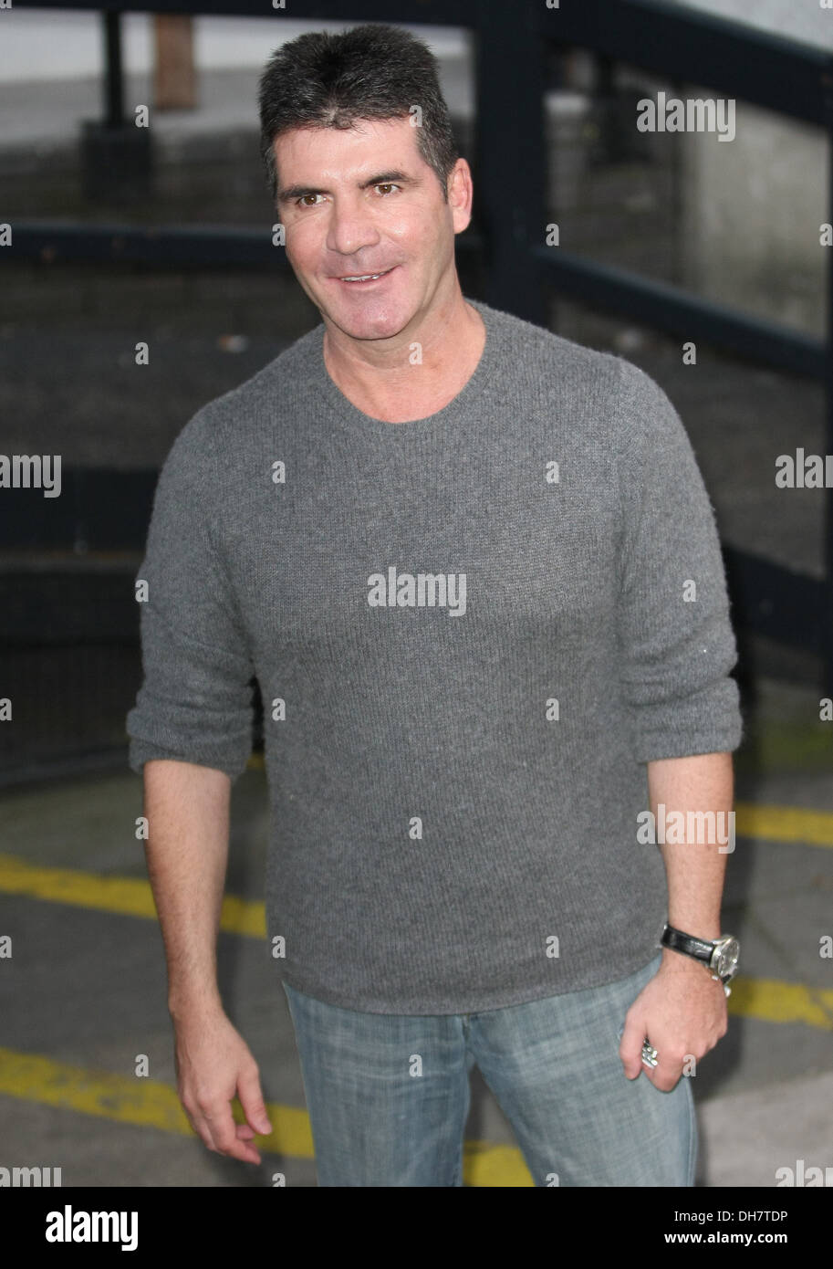 Simon Cowell at the ITV studios London, England - 20.03.12 Stock Photo ...