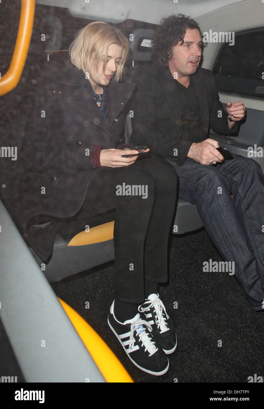 Agyness deyn leaving groucho club london hi-res stock photography and ...
