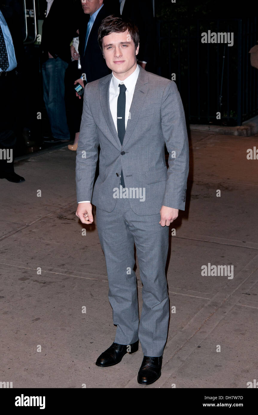 Josh Hutcherson New York Premiere of 'The Hunger Games' at SVA Theater ...