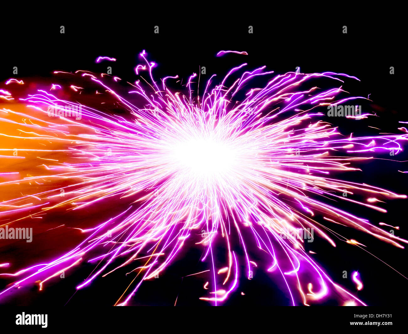 Streaks emitted from Ground wheel Stock Photo - Alamy