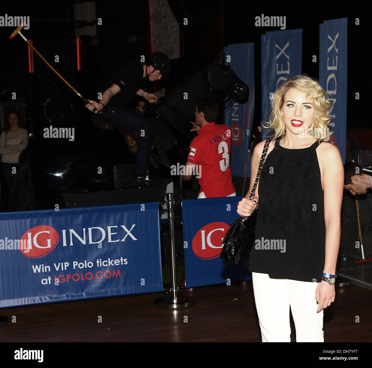 Lydia Bright at the HPA Gaucho International Polo at O2 Arena. London ...