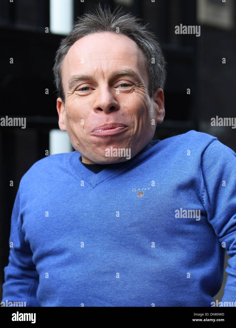 Warwick Davis outside the ITV studios London, England - 22.03.12 Stock ...
