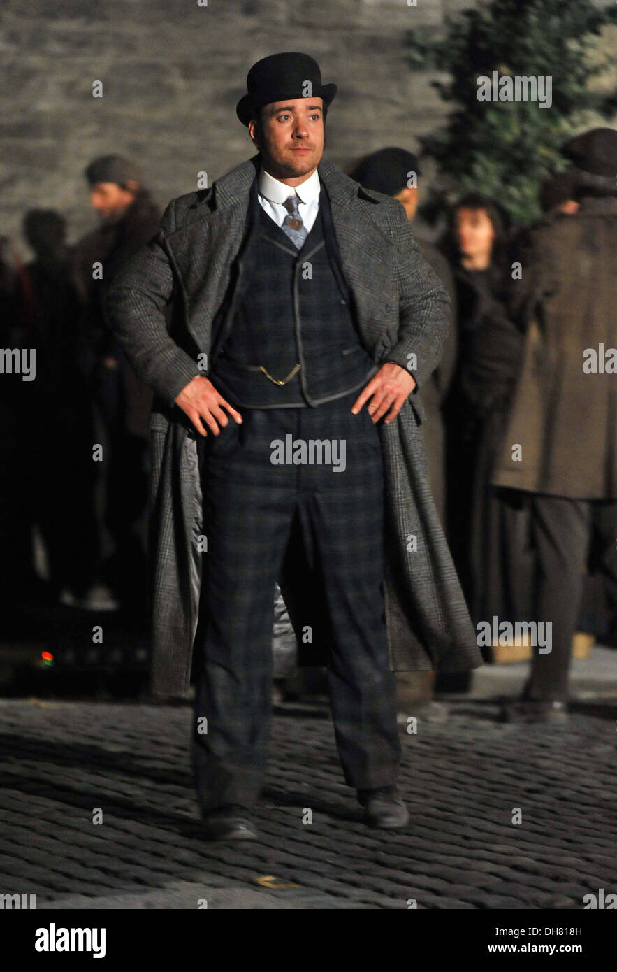 Matthew Macfadyen Filming of "Ripper Street" an eight-part series BBC ...