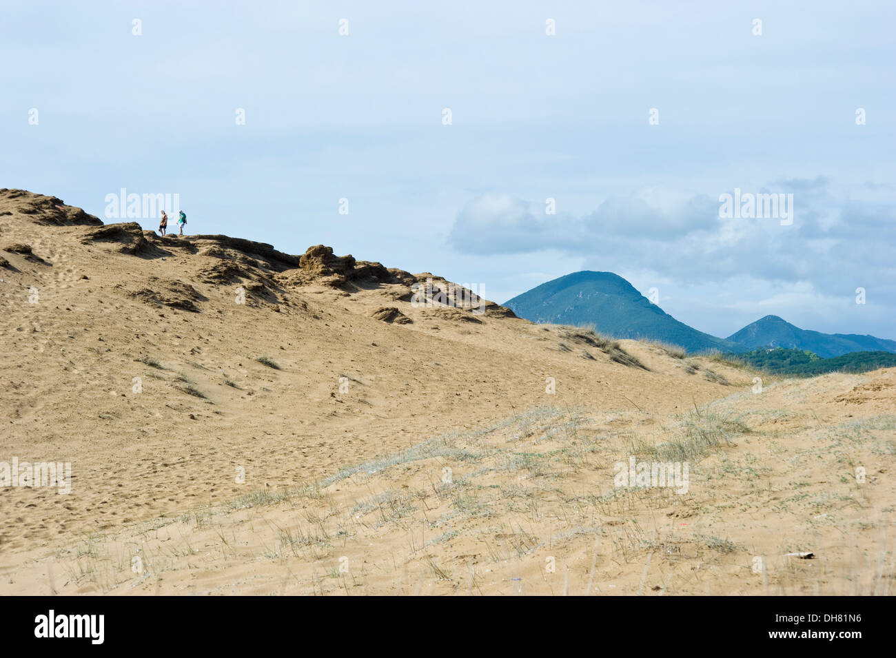 Marathias - a small village on the western coast of Corfu island Stock ...