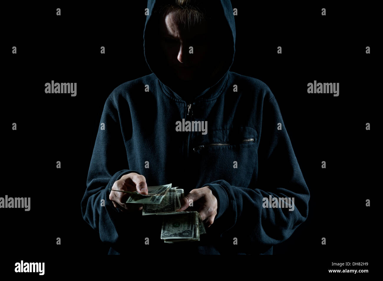 Hacker black money hi-res stock photography and images - Alamy
