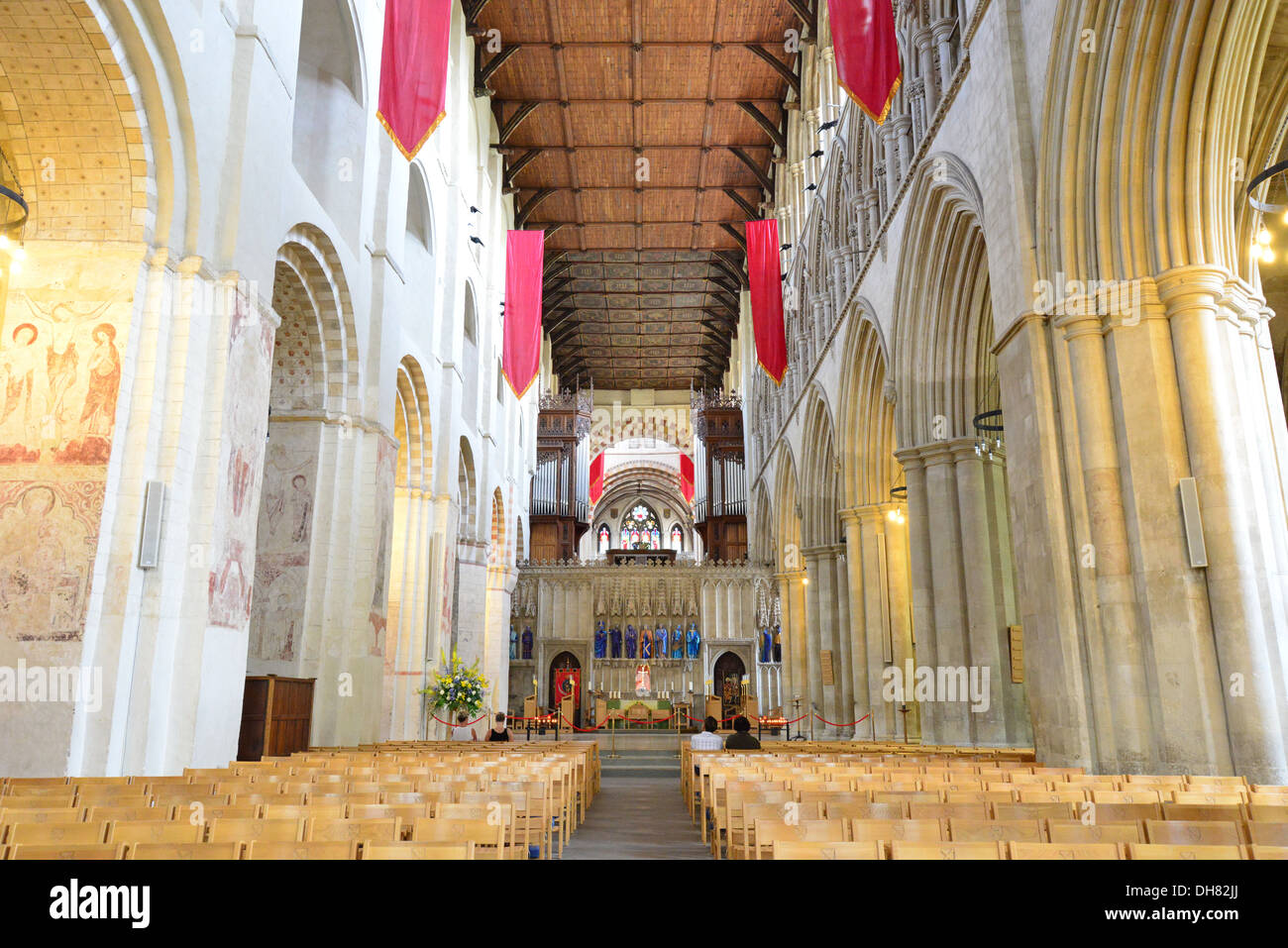Buildings and landmarks st albans cathedral hertfordshire hi-res stock ...