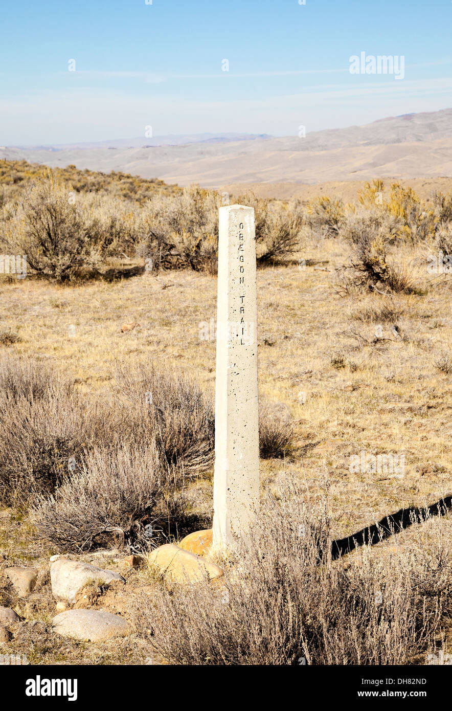 Oregon trail marker near boise hi-res stock photography and images - Alamy