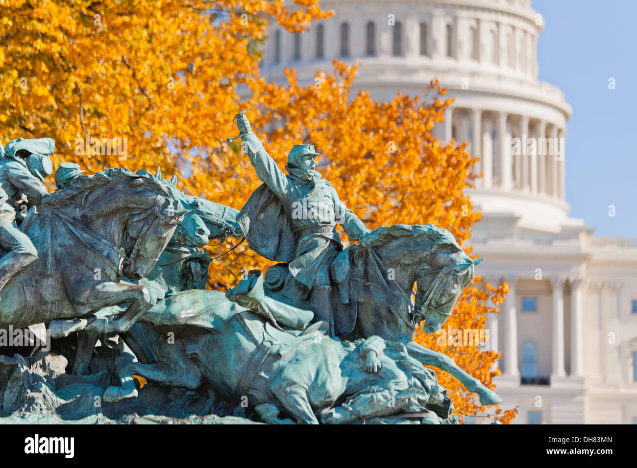 Ulysses S. Grant Memorial on the US Capitol grounds - Washington, DC ...