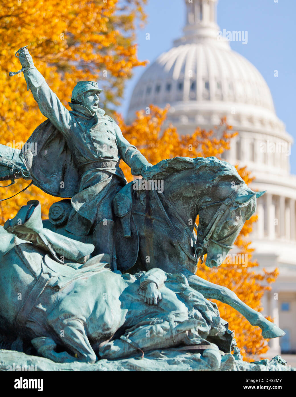 Ulysses S. Grant Memorial on the US Capitol grounds - Washington, DC ...