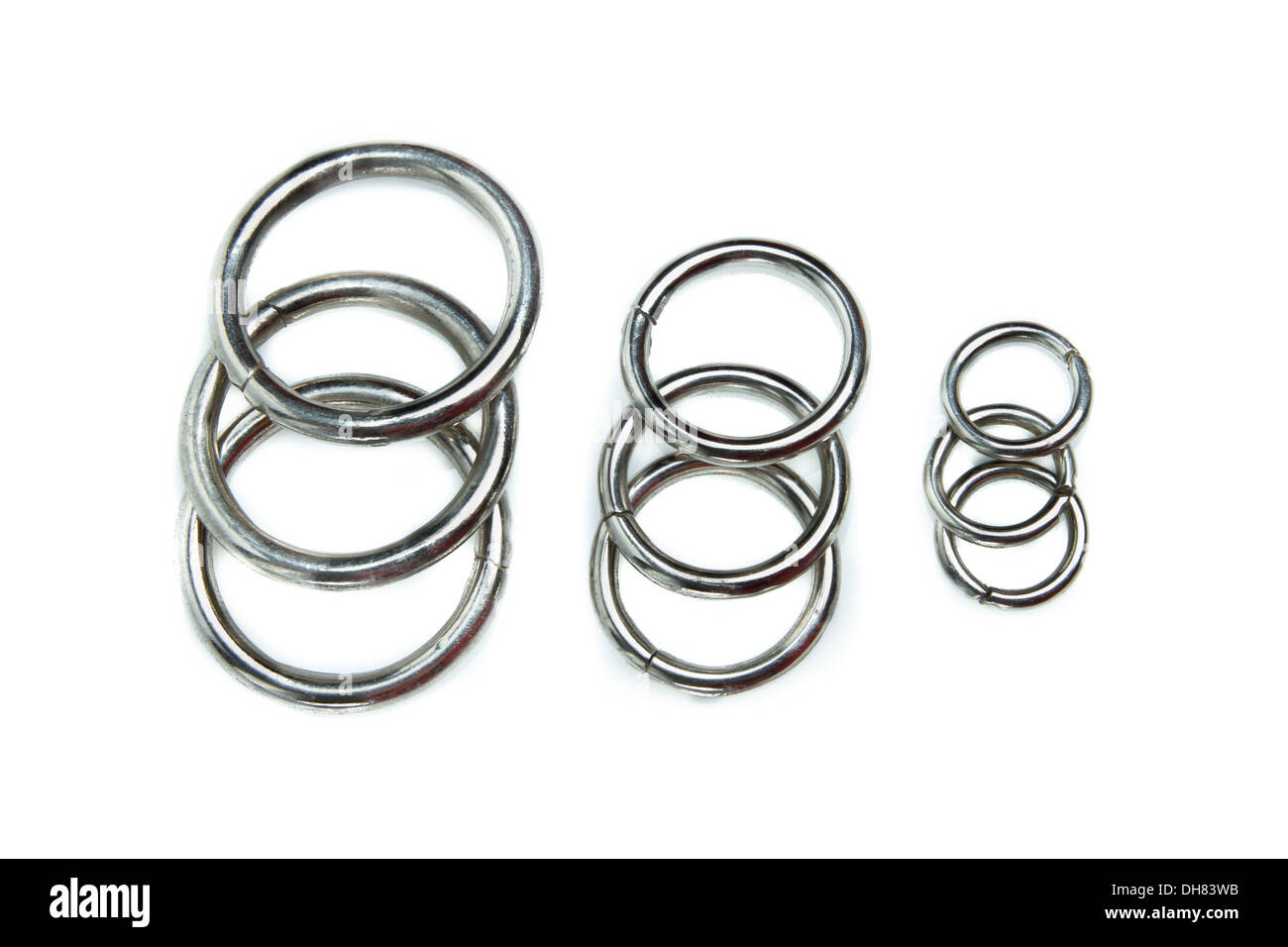 Ring steel metal circle banner Cut Out Stock Images & Pictures - Alamy