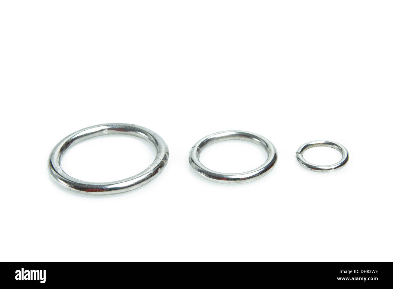 Ring steel metal circle banner Cut Out Stock Images & Pictures - Alamy