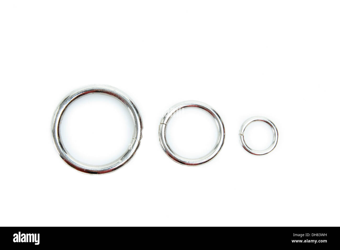 Ring steel metal circle banner Cut Out Stock Images & Pictures - Alamy