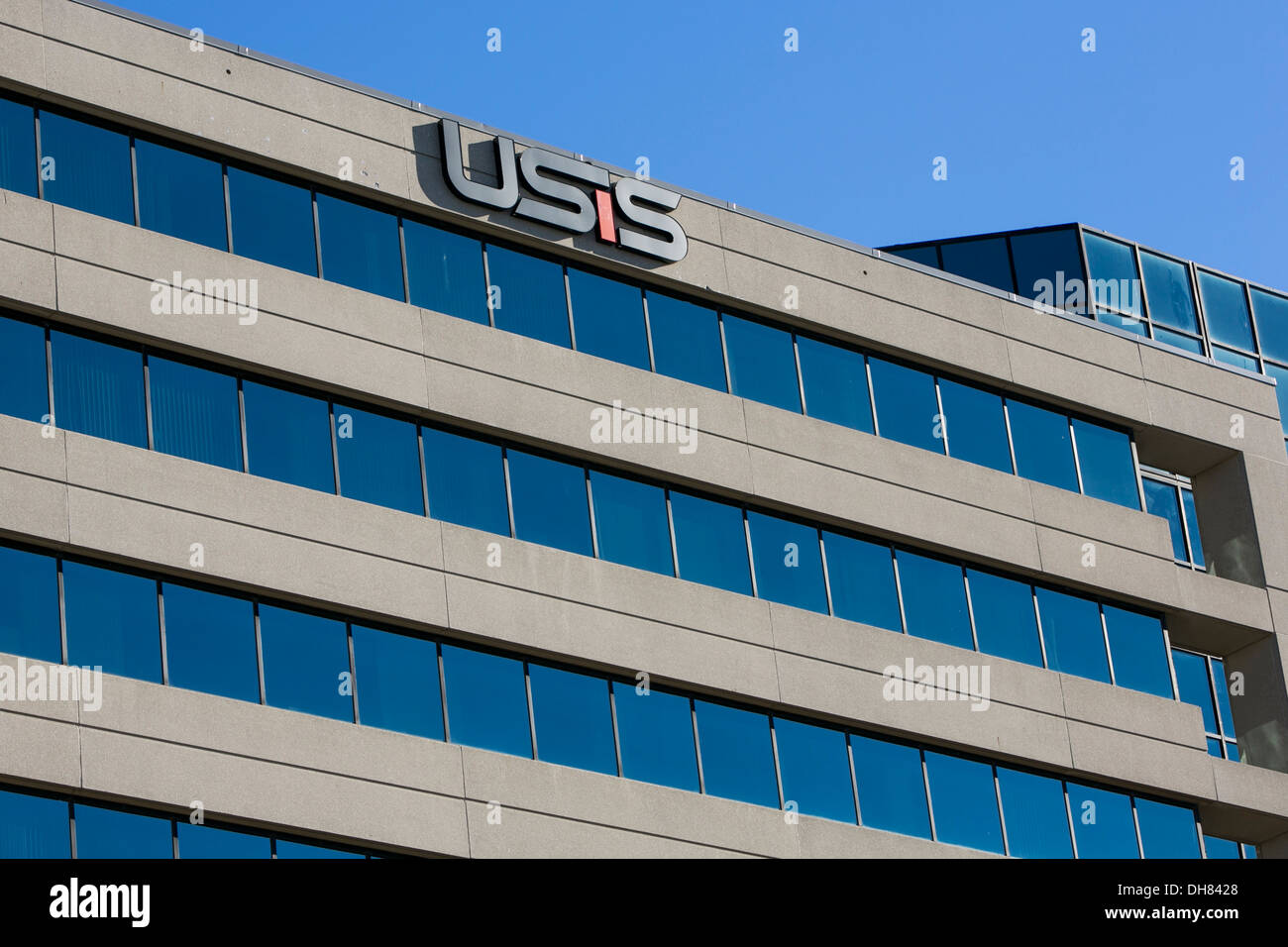The headquarters of USIS, a private firm that provides security ...