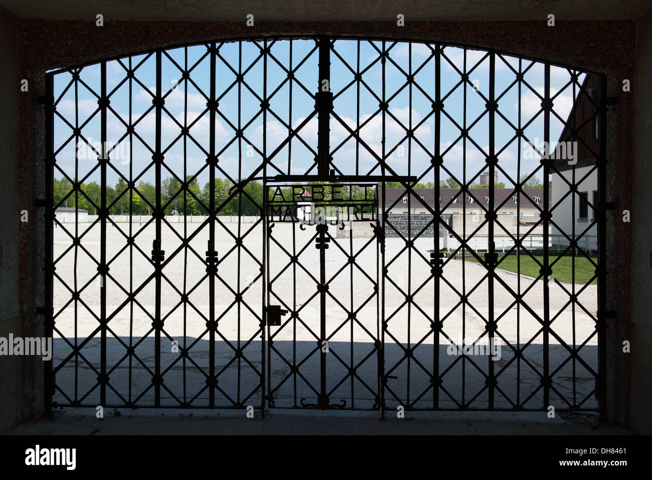 Dachau concentration camp gate hi-res stock photography and images - Alamy