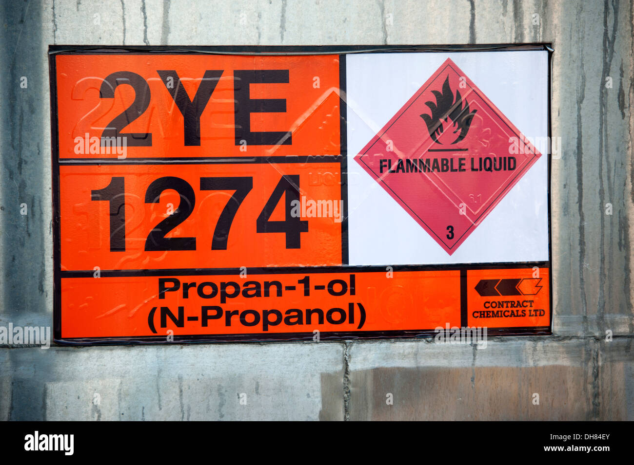 Facility Maintenance & Safety 45-200mm Hazard Warning Stickers Fuel Oil ...