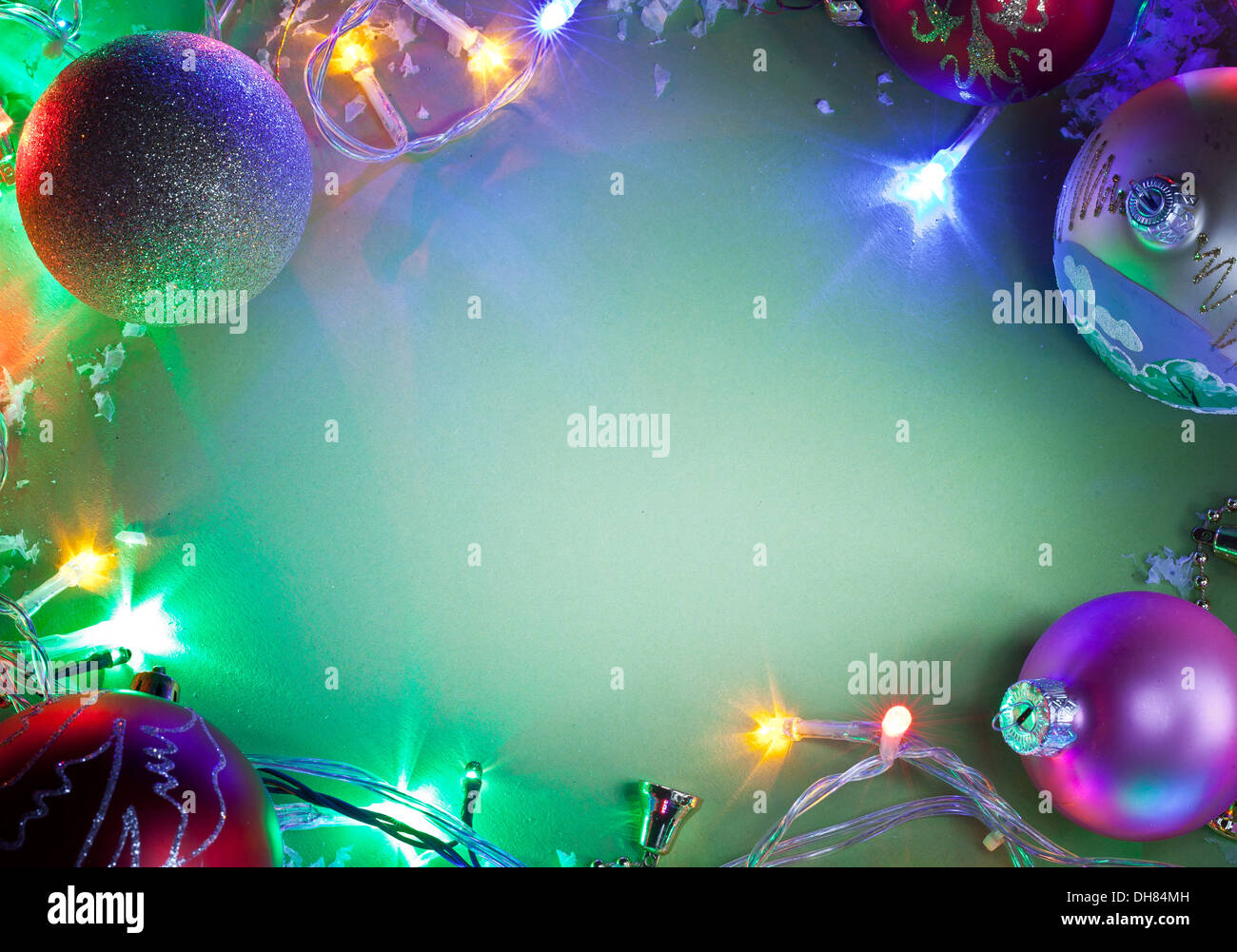 Fairy lights white background hi-res stock photography and images - Alamy