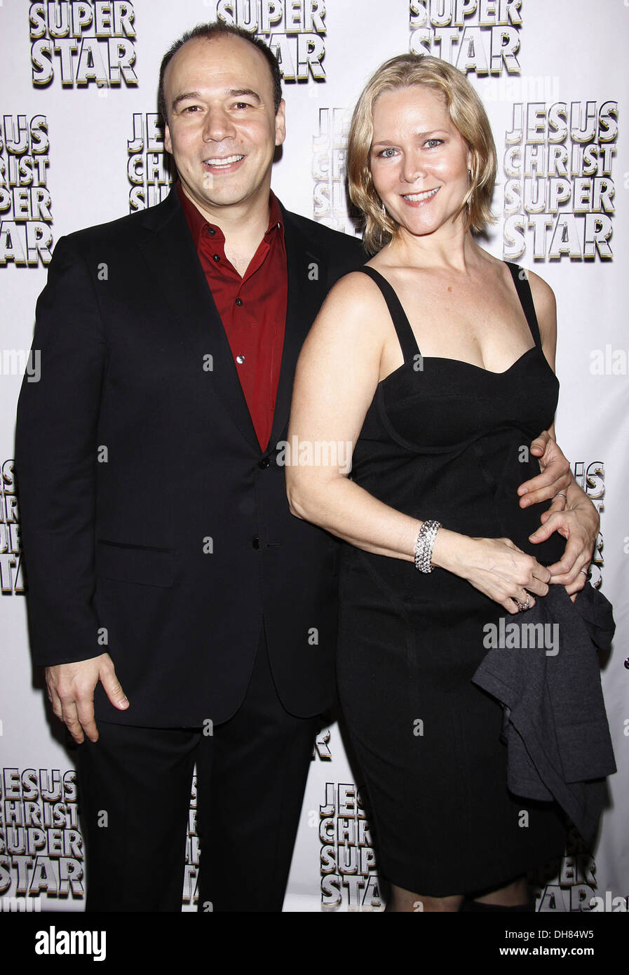 Danny Burstein and Rebecca Luker Broadway opening night of 'Jesus ...