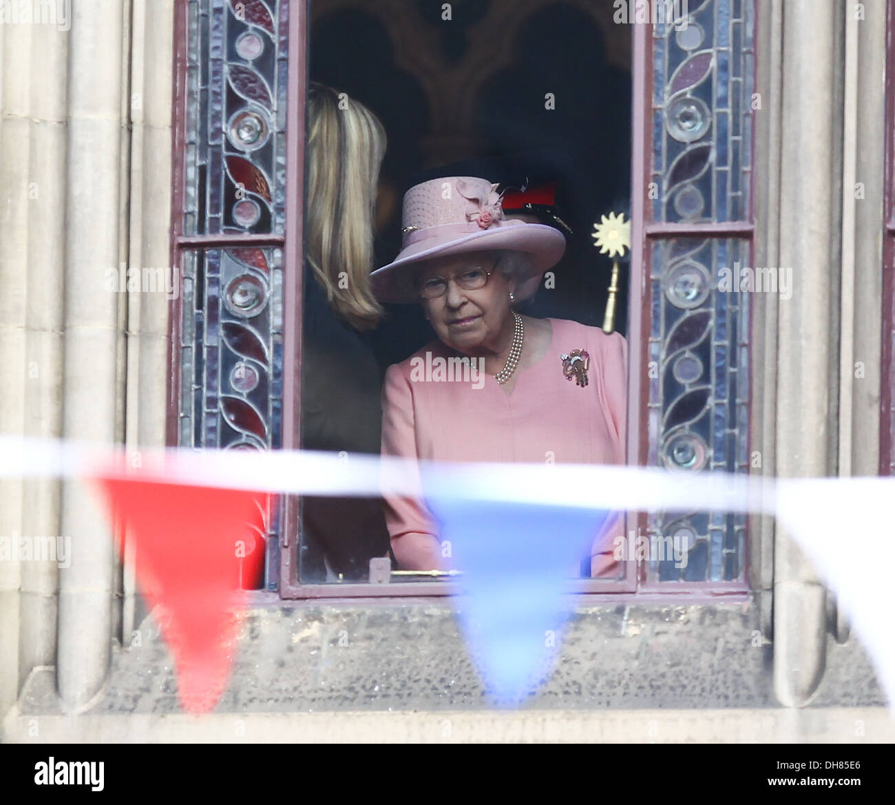 Queen Elizabeth II at Manchester Town Hall Manchester, England - 23.03. ...