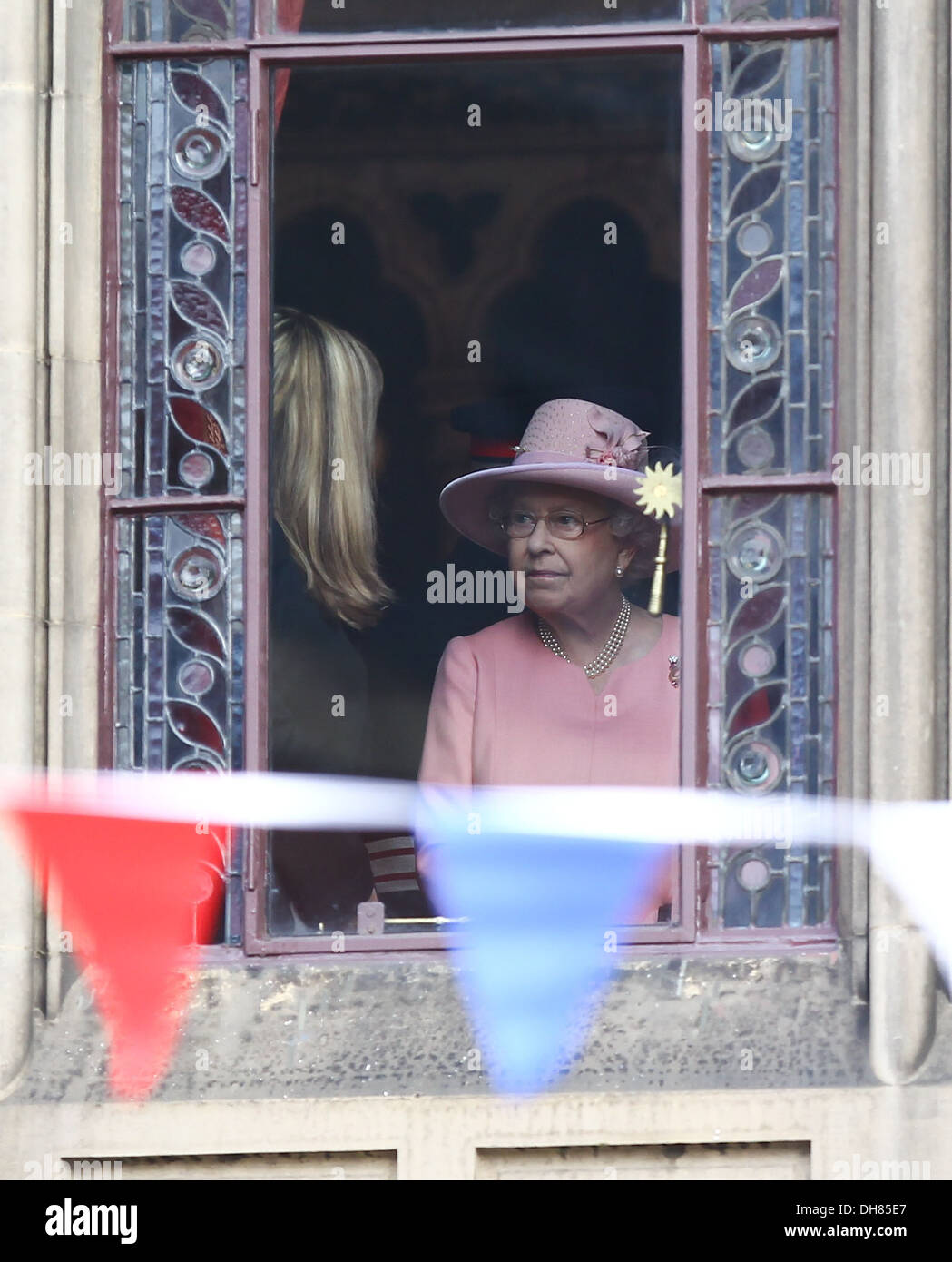 Queen Elizabeth II at Manchester Town Hall Manchester, England - 23.03. ...