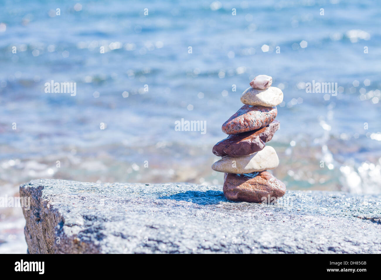 Beautiful stones on the beach Stock Photo - Alamy