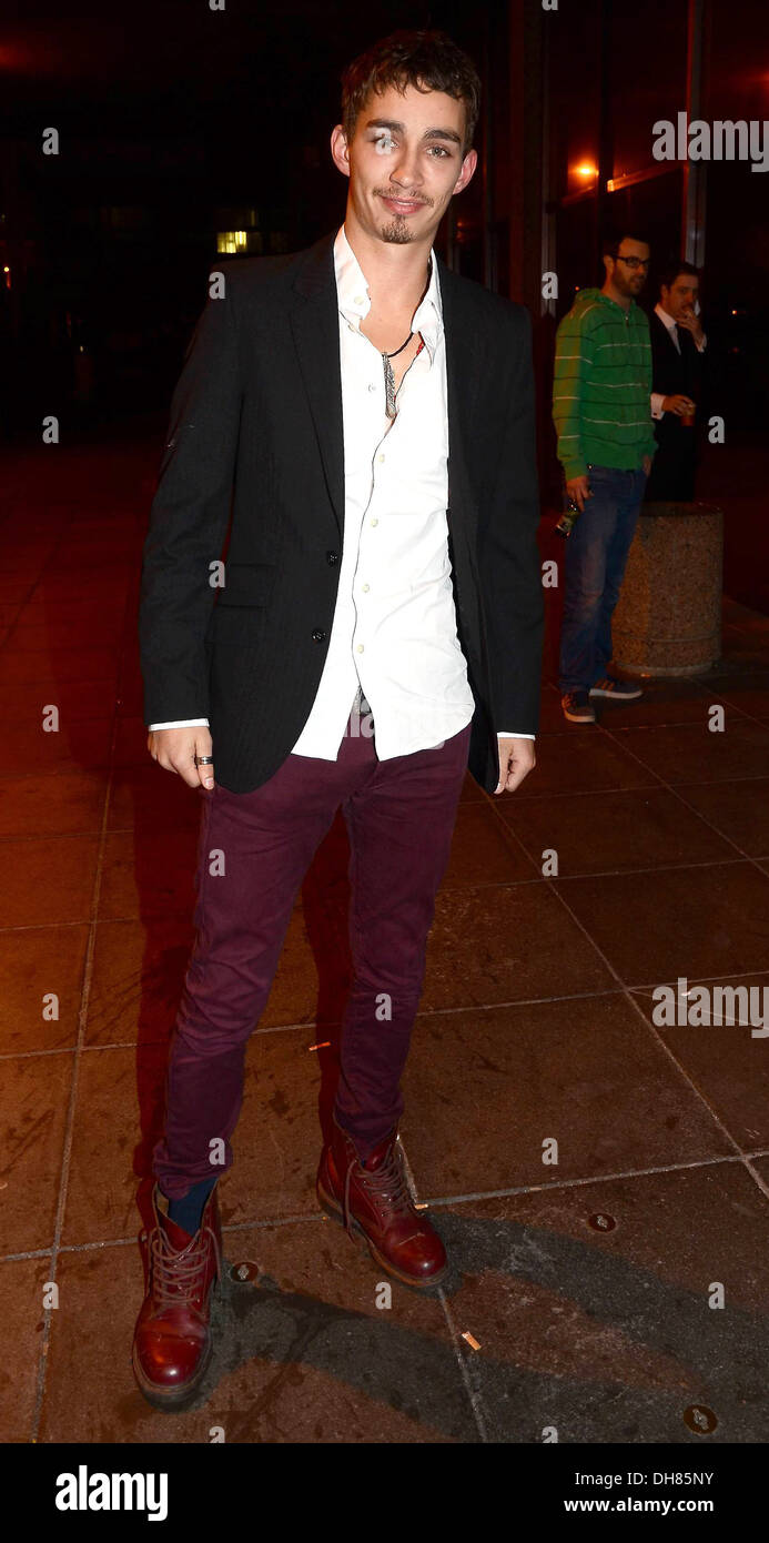 Robert Sheehan Celebrities outside RTE studios for 'The Late Late Show ...