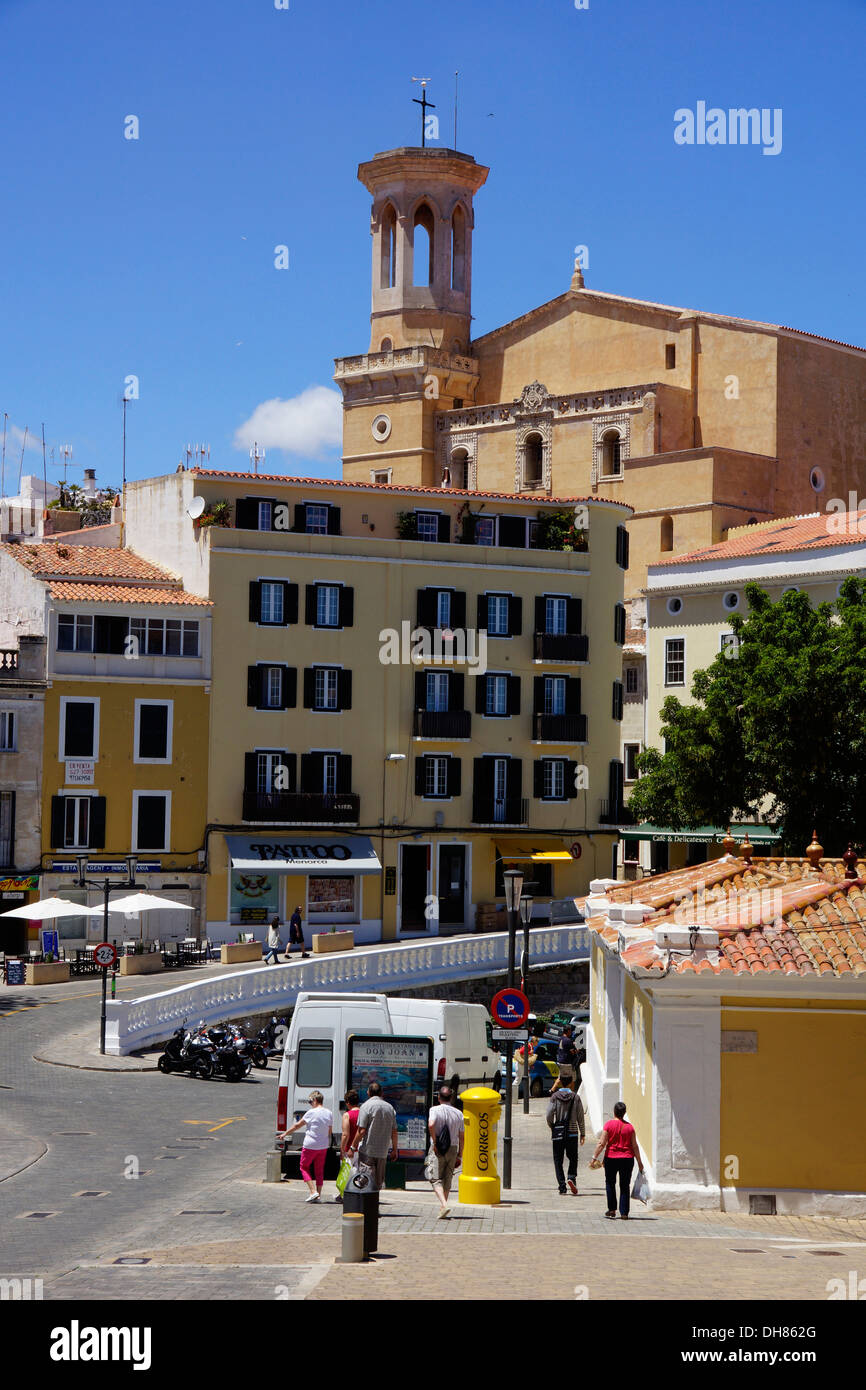 Mahon menorca plaza hi-res stock photography and images - Alamy