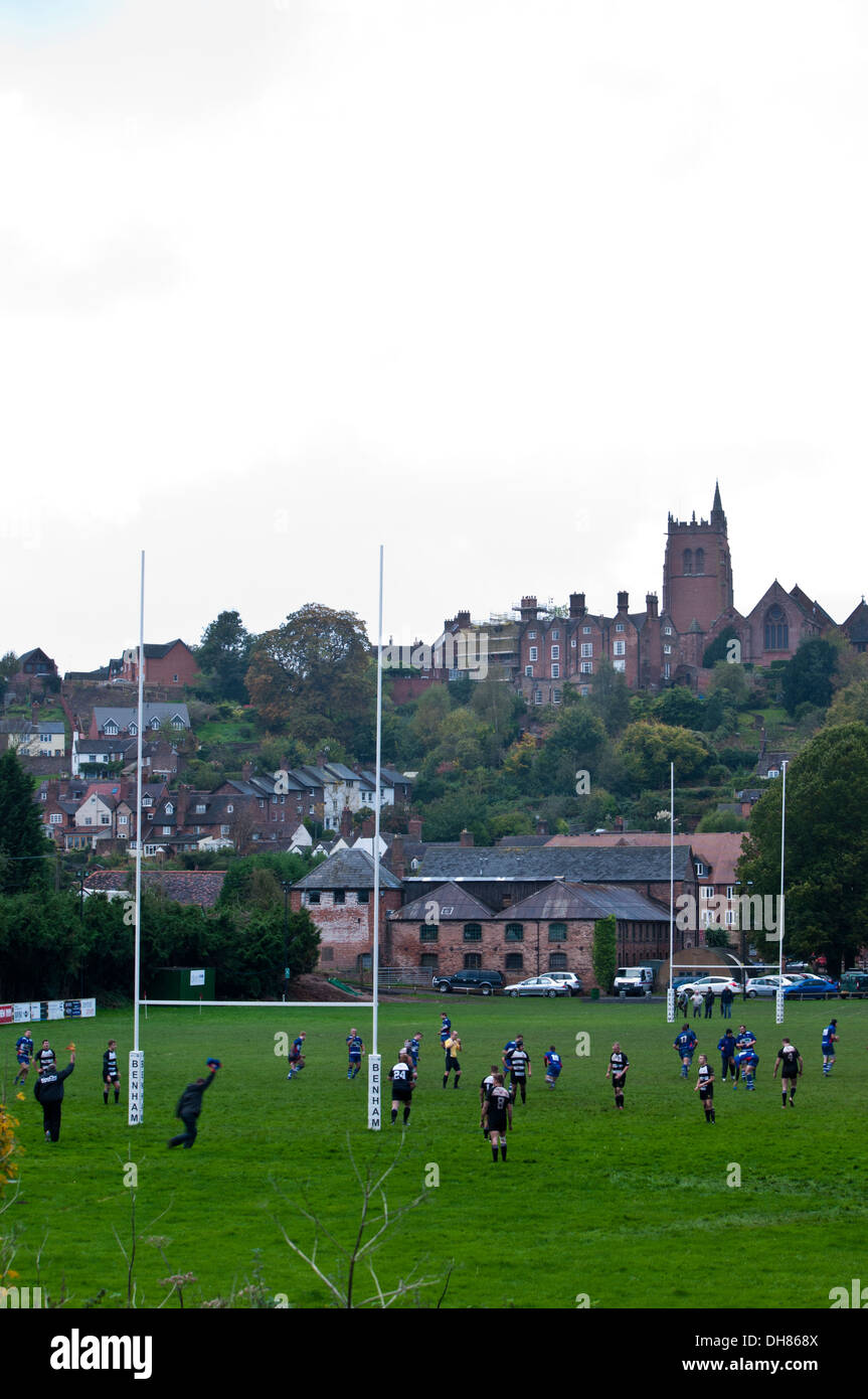 Rugby match Bridgnorth Rugby Club Stock Photo - Alamy