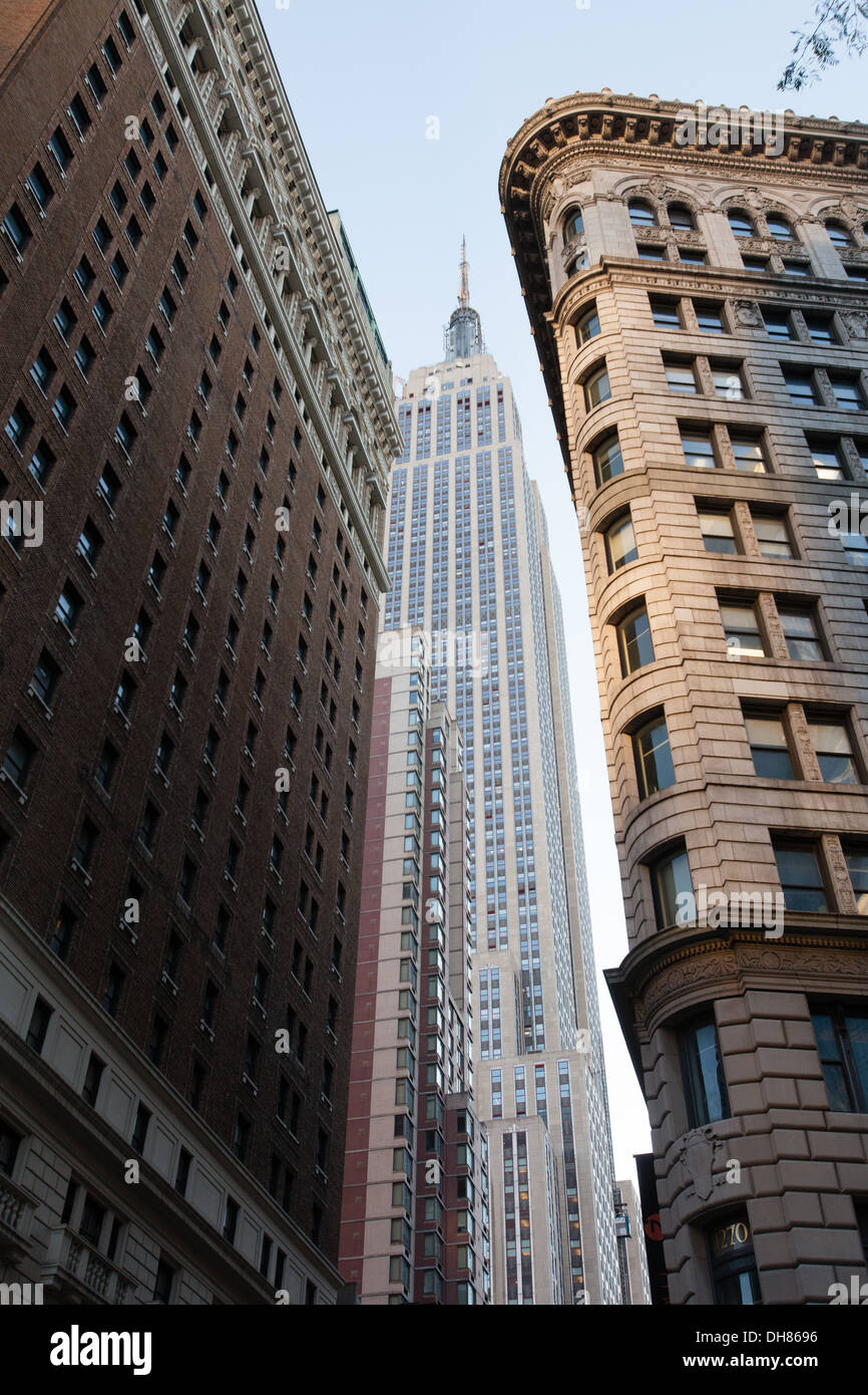 Empire State building photographed from West 34th Street, New York City ...