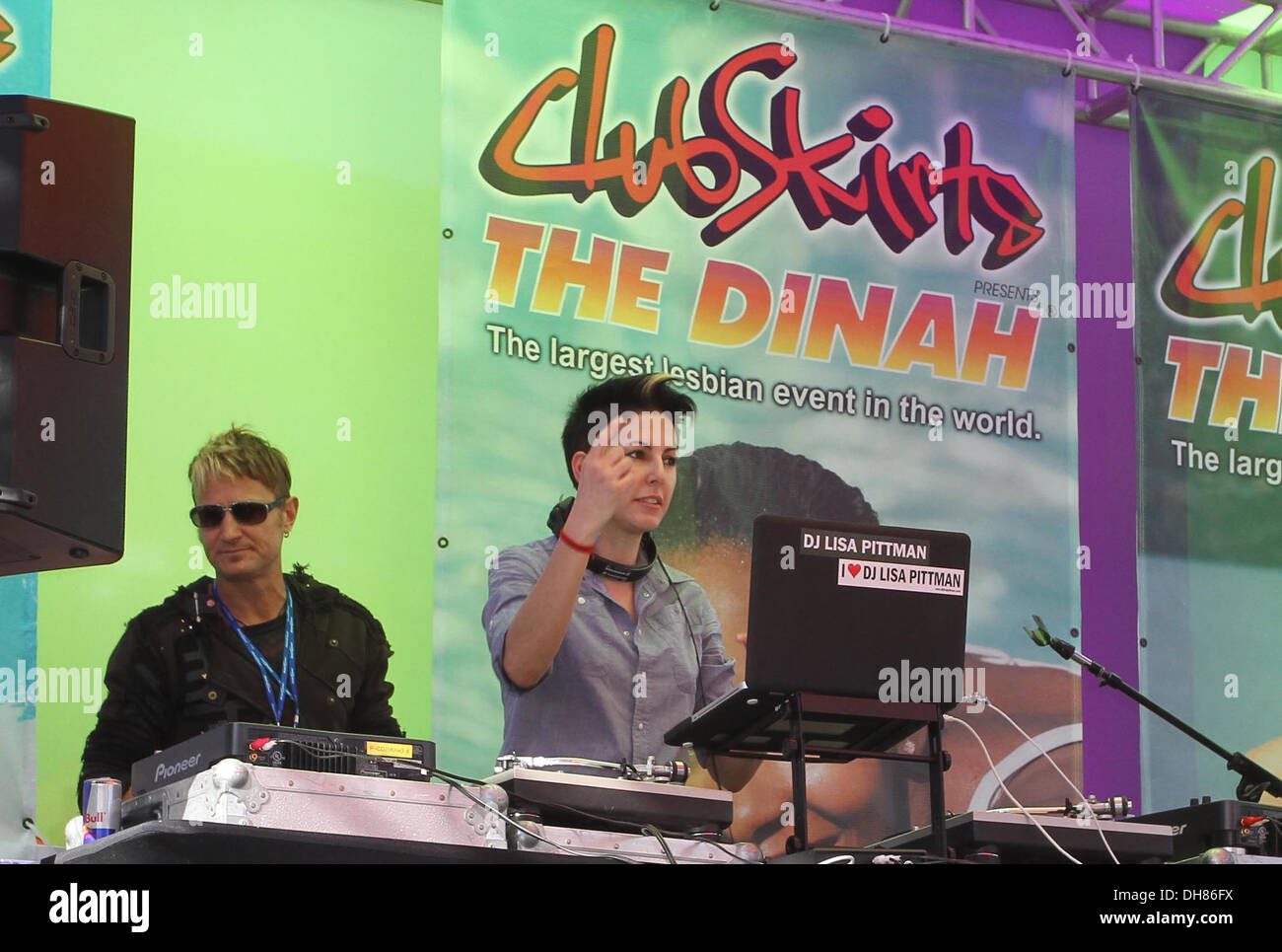 DJ Lisa Pittman Dinah Shore 'Club Skirt' 2012 Palm Springs California ...