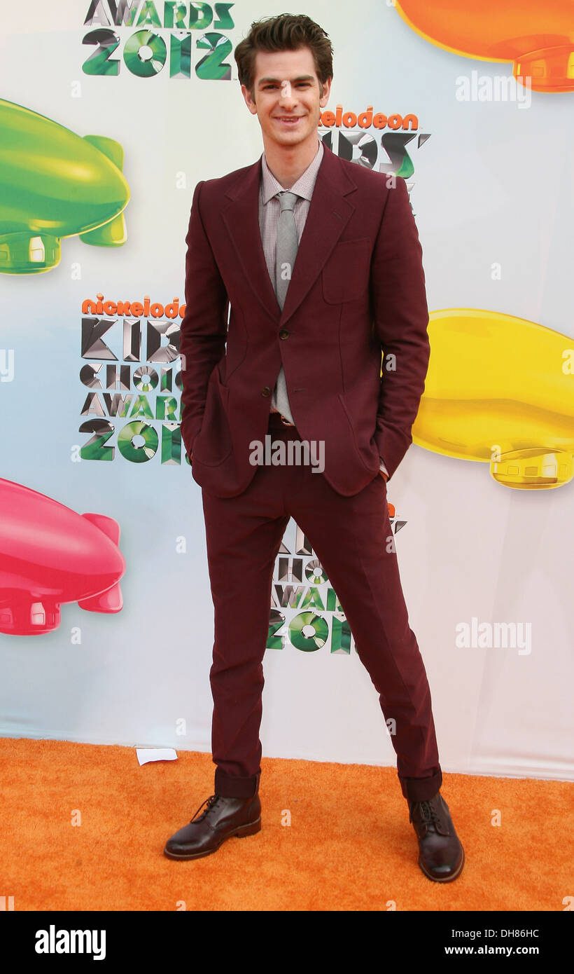 Andrew Garfield 2012 Kids Choice Awards held at Galen Center - Arrivals ...