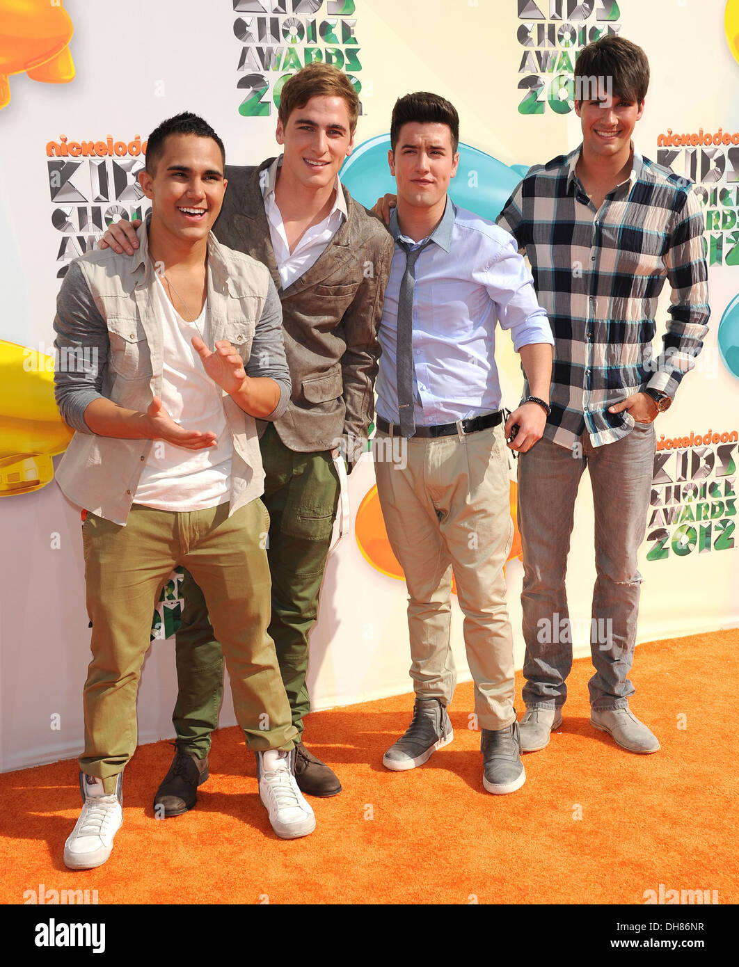 Big Time Rush 2012 Kids Choice Awards held at Galen Center - Arrivals ...