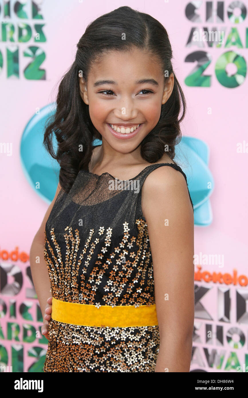 Amandla Stenberg 2012 Kids Choice Awards held at Galen Center ...