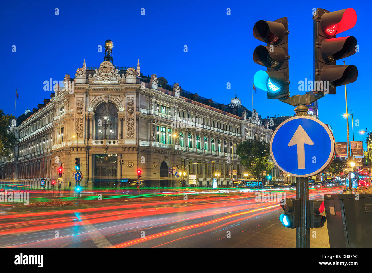 Gran via night view madrid hi-res stock photography and images - Alamy