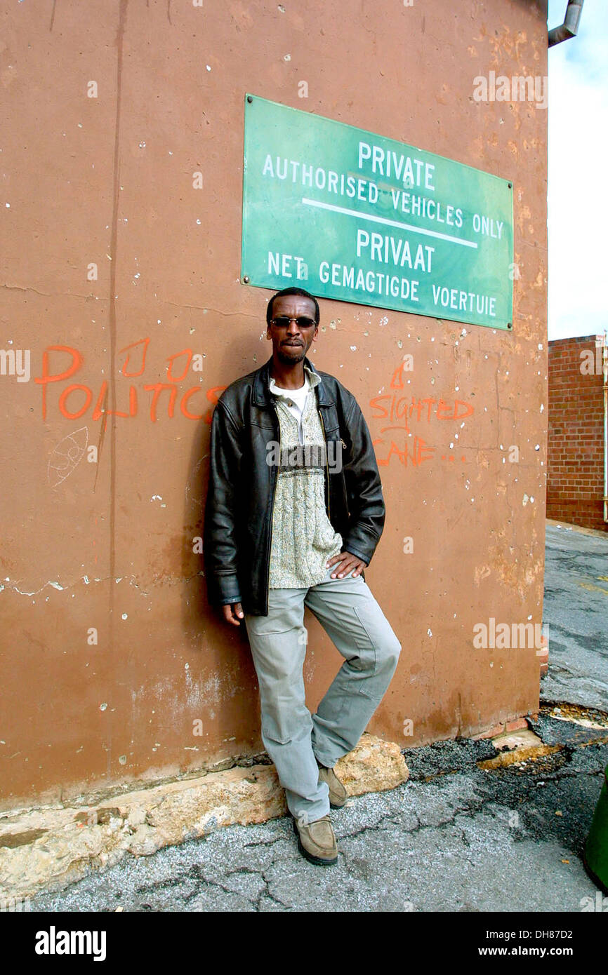 Louis Mhlanga. Guitarist and composer, Grahamstown 2003. CD's in clude ...