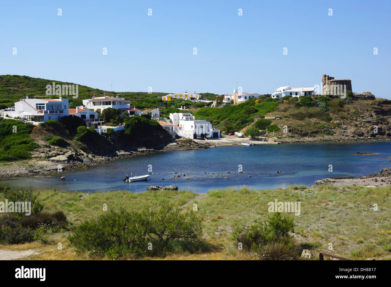 Watchtower cala mesquida menorca spain hi-res stock photography and ...