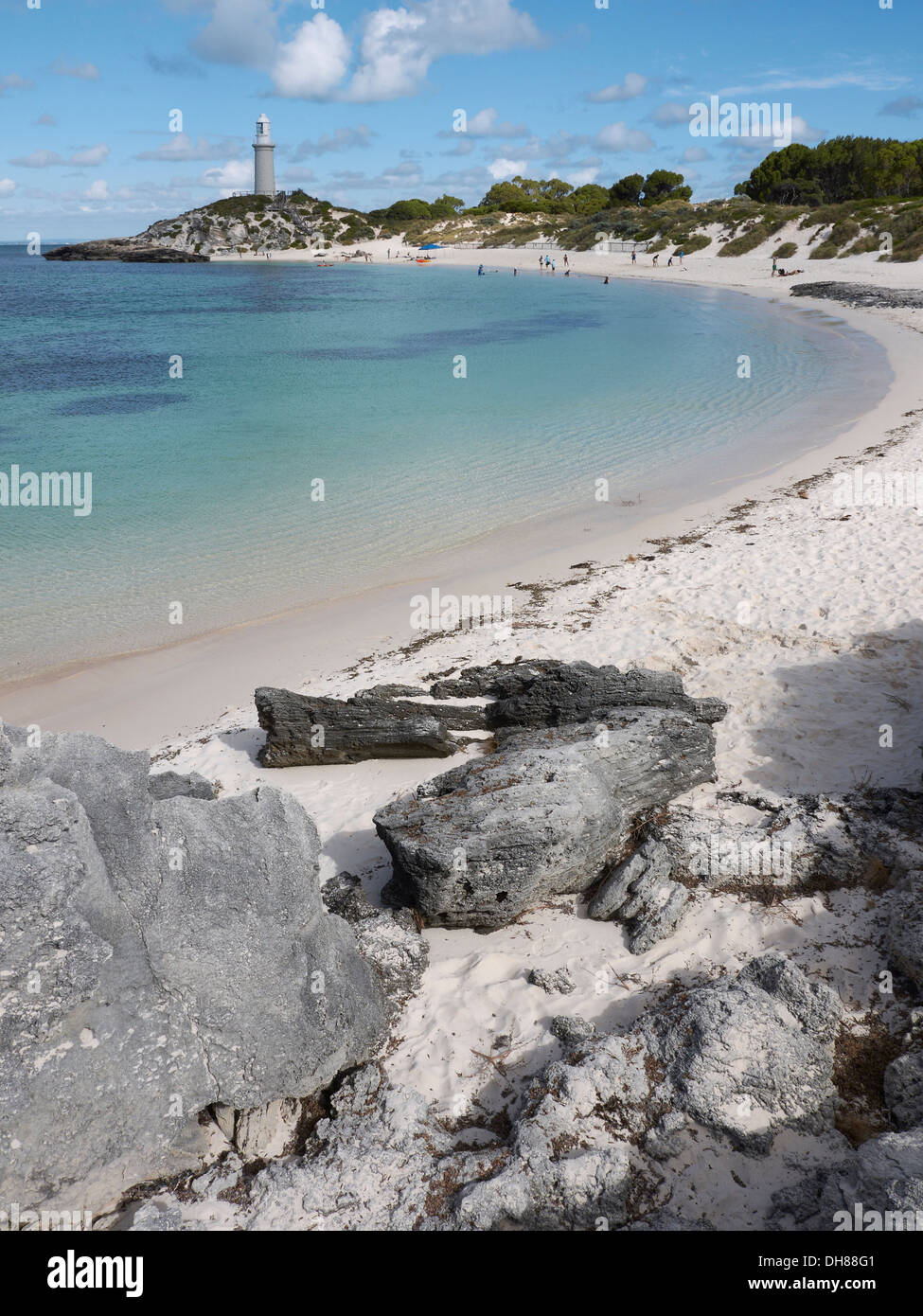 Bathurst lighthouse, Rottnest island, western Australia Stock Photo - Alamy