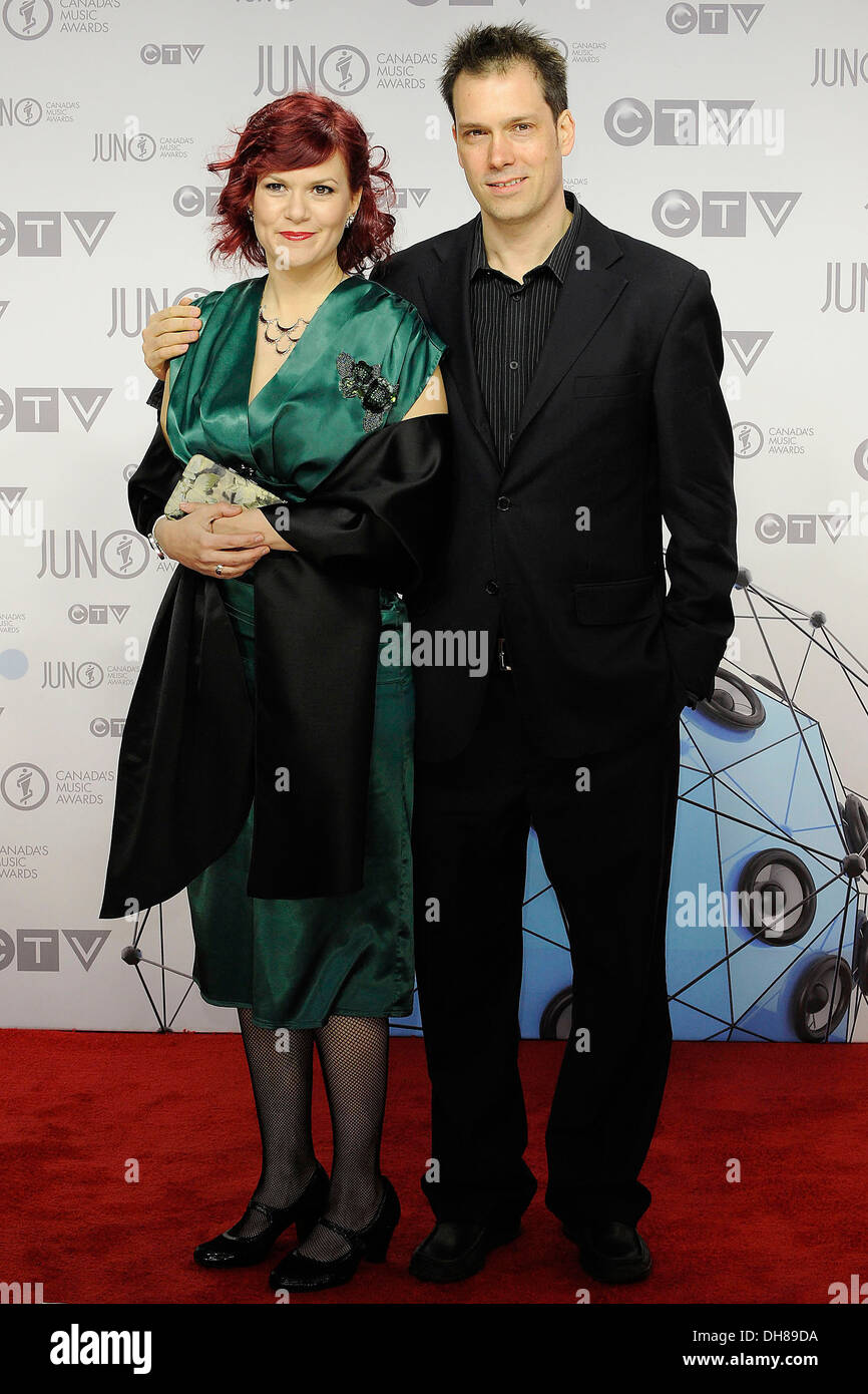 Sonia Johnson 2012 JUNO Awards arrival at The Scotiabank Place Ottawa ...