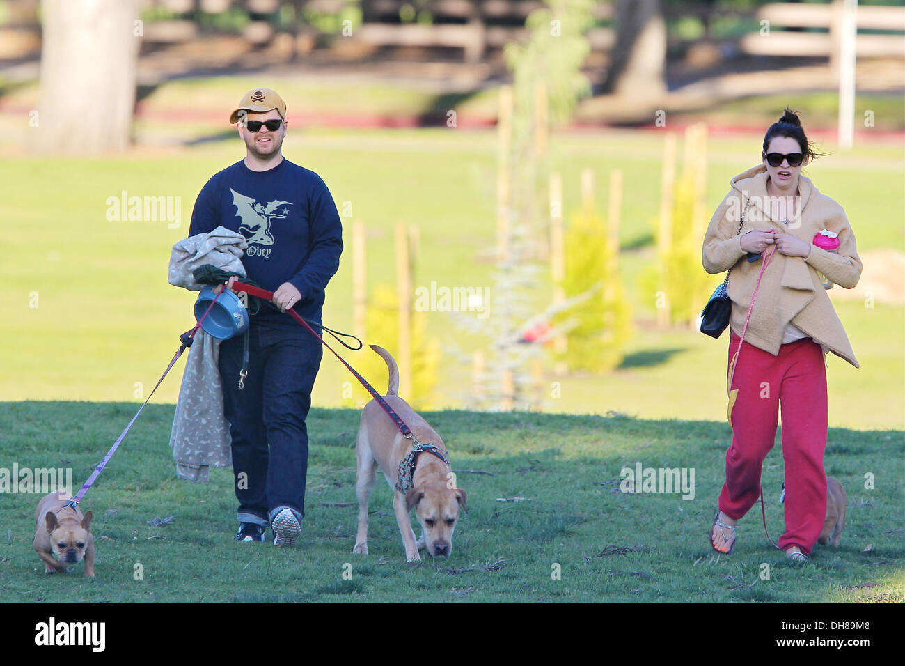 Jack Osbourne and his pregnant fiancee Lisa Stelly chill out on a ...