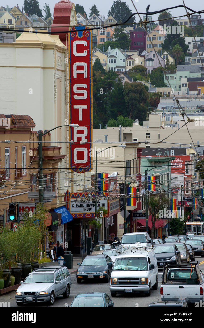 Street scene, Castro, San Francisco, California, USA Stock Photo - Alamy