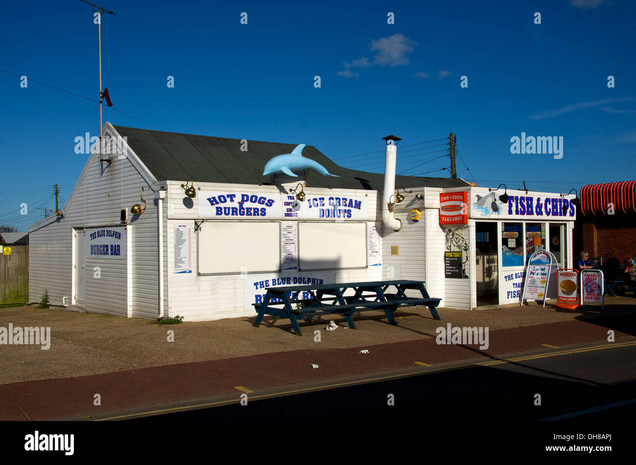 Norfolk Coastal Resort of Hemsby Stock Photo - Alamy