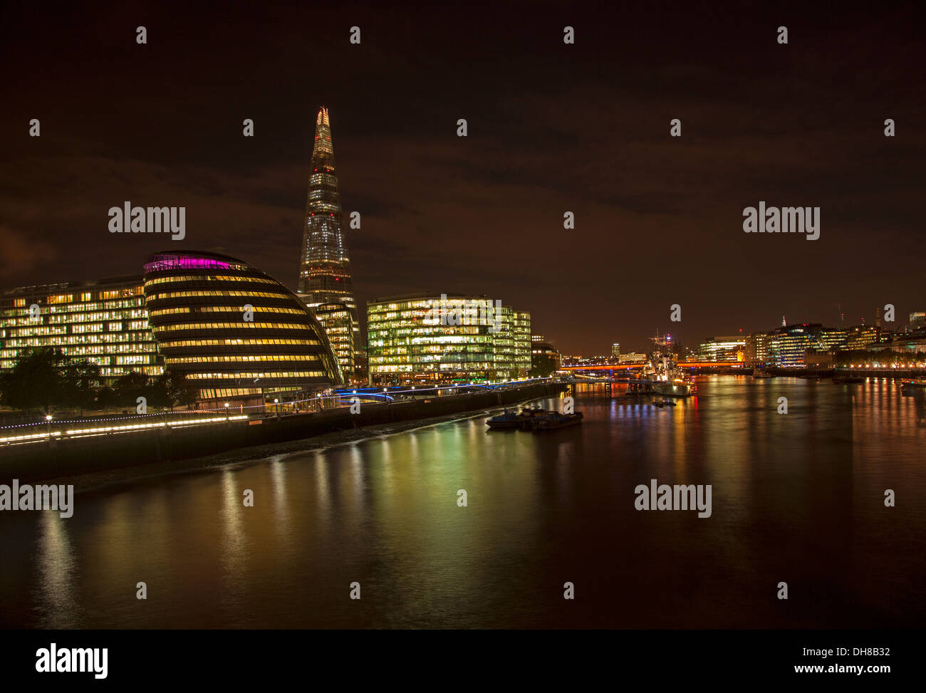 The Shard at Night Stock Photo - Alamy