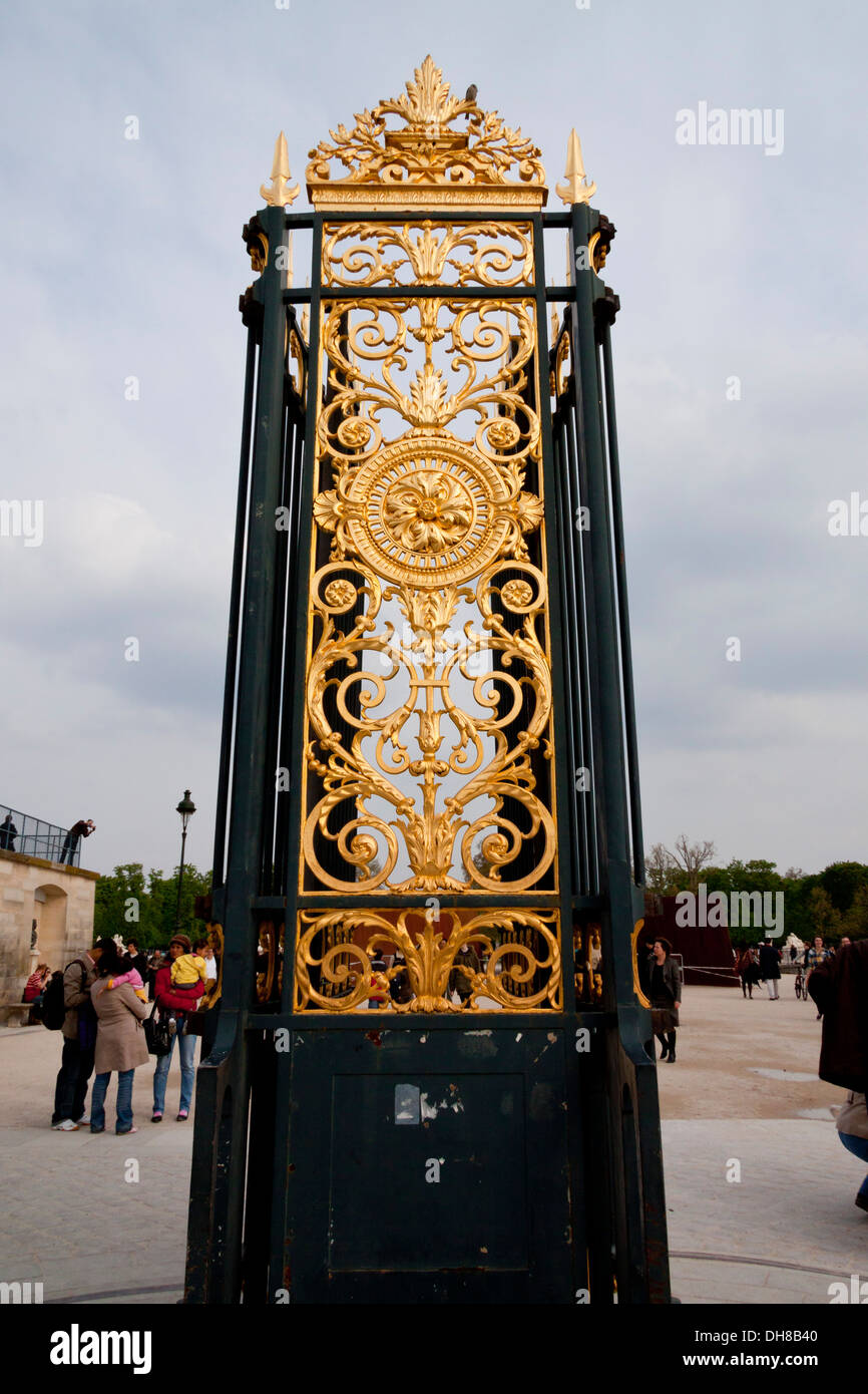 Entrance Gate to the Louvre Museum in Paris, France Stock Photo - Alamy