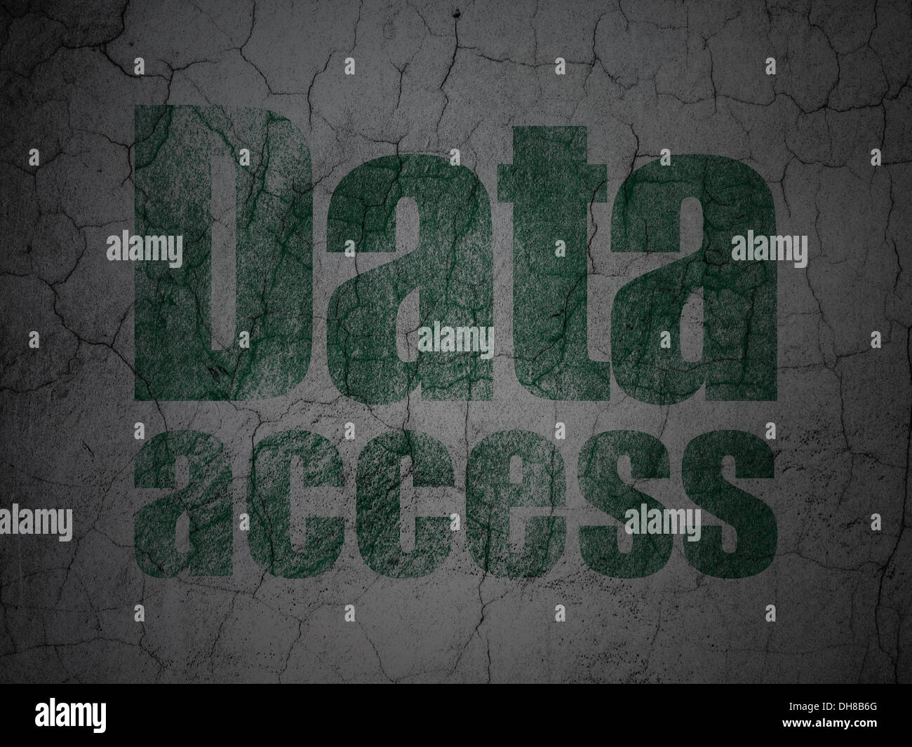 Information concept: Data Access on grunge wall background Stock Photo ...